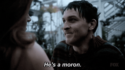 Hes-a-moron GIFs - Get the best GIF on GIPHY