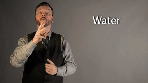 Sign Language Water GIF by Sign with Robert - Find & Share on GIPHY