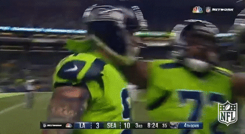 Seattle Seahawks Teamwork GIF by NFL - Find & Share on GIPHY