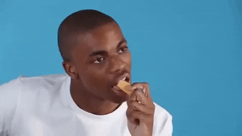 Black Man Eating Chicken Gif
