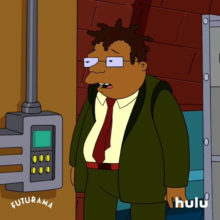 Stressed Hermes Conrad GIF by HULU - Find & Share on GIPHY