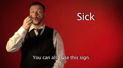 Sick Sign Language GIF by Sign with Robert - Find & Share on GIPHY