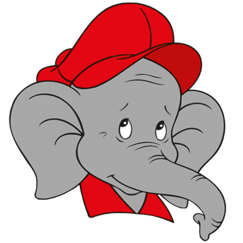 Elephant Blush Sticker by Kiddinx for iOS & Android | GIPHY