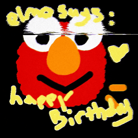 Scary Elmo Gif
