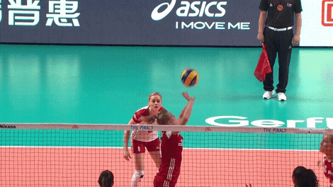 Hit Attack GIF by Volleyball World - Find & Share on GIPHY