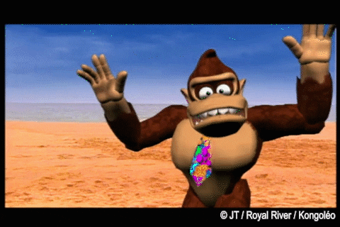 Happy Donkey Kong GIF by Royalrivermusik - Find & Share on GIPHY