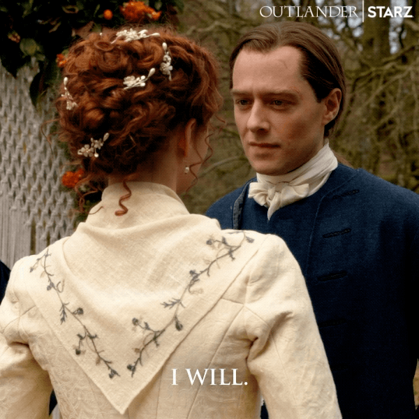 Season 5 Wedding GIF by Outlander - Find & Share on GIPHY