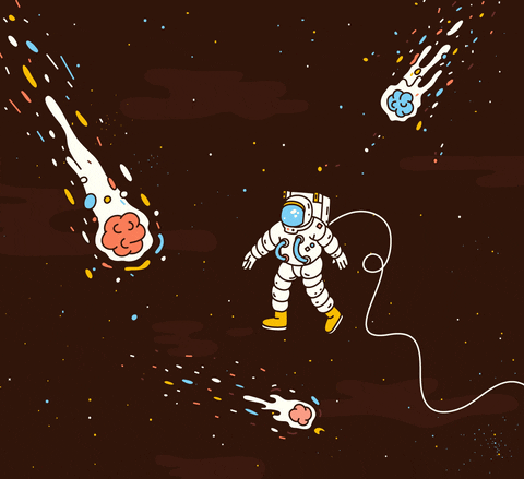 Illustration Space GIF by Aiste Papartyte - Find & Share on GIPHY