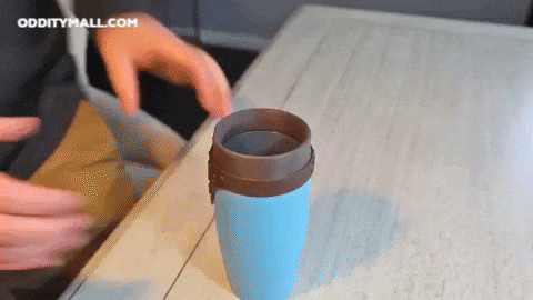 Scared Travel Mug GIF by odditymall - Find & Share on GIPHY