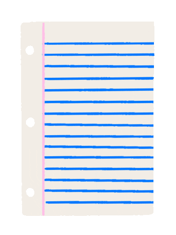 School Paper Sticker for iOS & Android | GIPHY