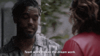 Teamwork Makes The Dreamwork Gif