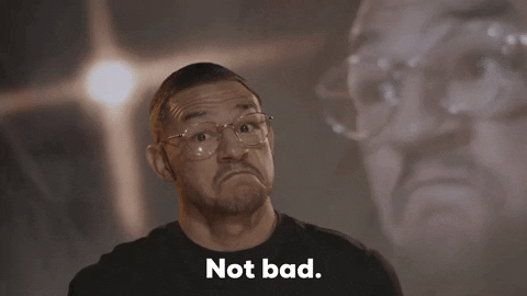 Not Bad Reaction Gif