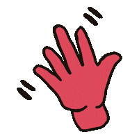 Hand Hello Sticker by Melissa for iOS & Android | GIPHY