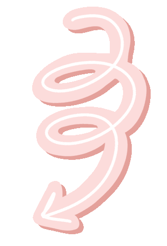 Pink Arrow Sticker for iOS & Android | GIPHY