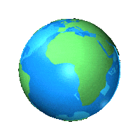 Rotating Earth Gif