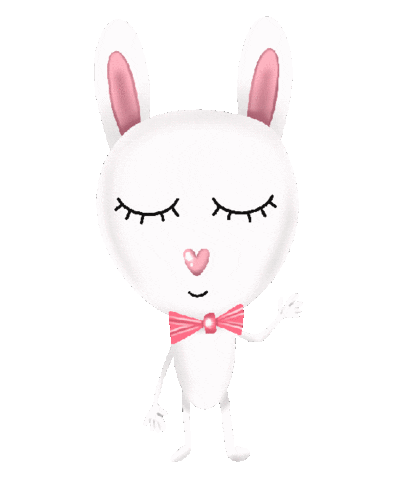 Baby White Bunny Gif