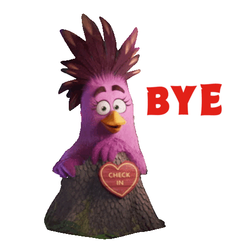 Nicki Minaj Goodbye Sticker by Angry Birds Movie for iOS & Android | GIPHY