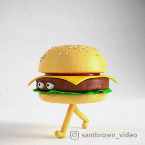 Burger-walking GIFs - Get the best GIF on GIPHY