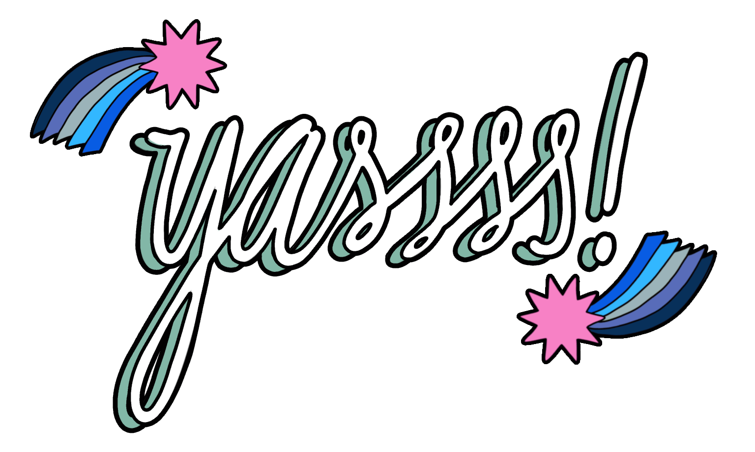 Yassss Sticker By Poppy Deyes For Ios And Android Giphy