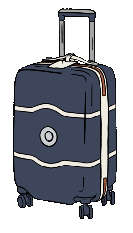Suitcase Luggage Sticker by TarynNewton for iOS & Android | GIPHY