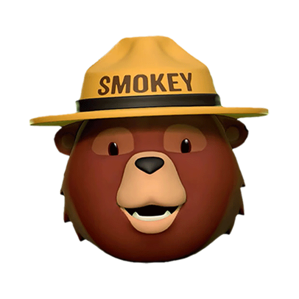 Only You Fire Sticker by Smokey Bear for iOS & Android | GIPHY