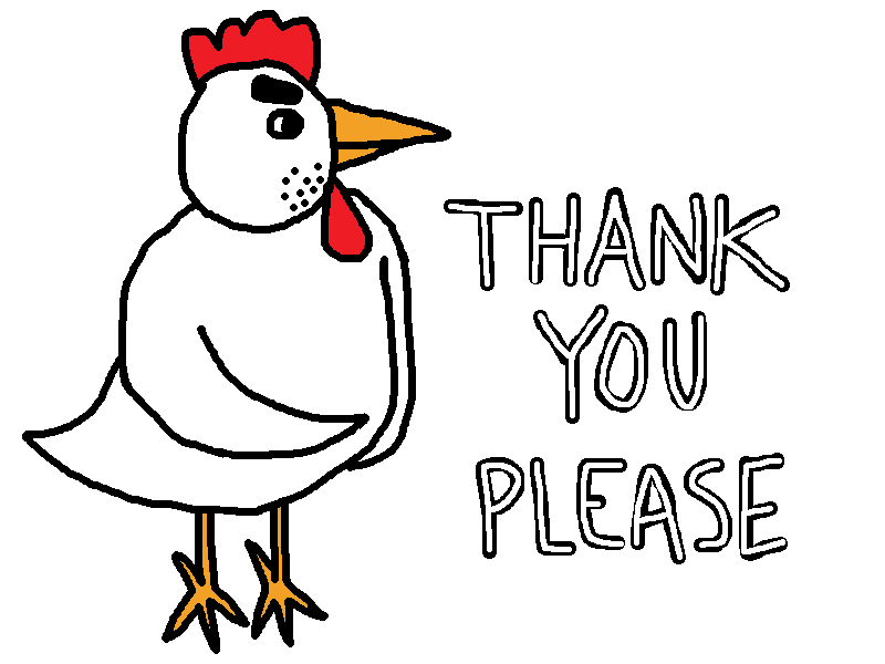 Thanks Thank You Sticker by Angry Duck for iOS & Android | GIPHY