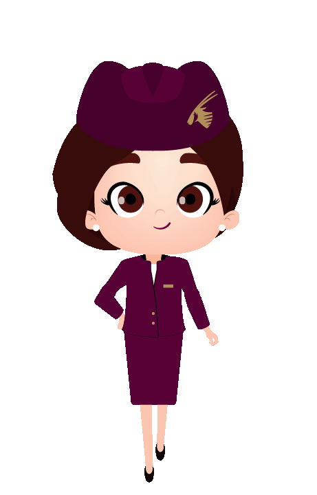 Qatar Airways Sticker for iOS & Android | GIPHY