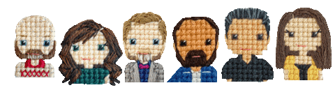 Stitch People | Cross-Stitch Family Portraits GIFs on GIPHY - Be Animated