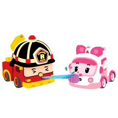 Congratulations Celebrating Sticker by Robocar POLI for iOS & Android ...