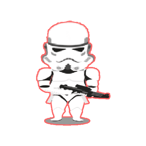 Cute Cartoon Stormtrooper