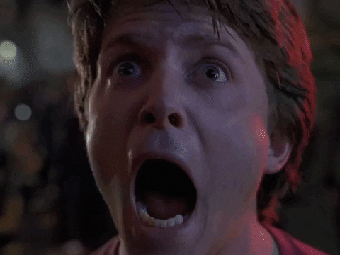 Screaming Michael J Fox GIF by Back to the Future Trilogy - Find ...