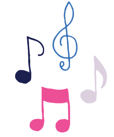 Musicnotes Pss Music Sticker by popsugar for iOS & Android | GIPHY