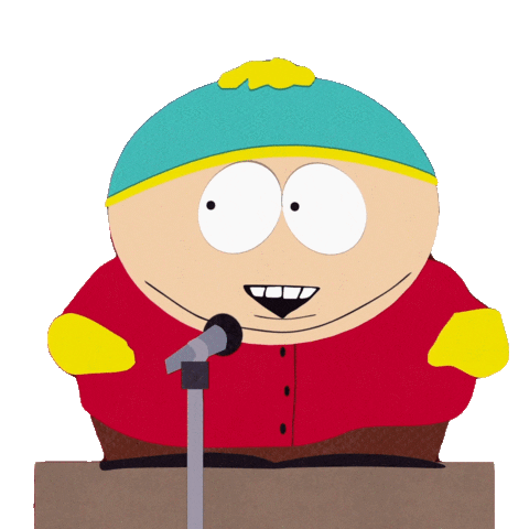 Happy Eric Cartman Sticker by South Park for iOS & Android | GIPHY