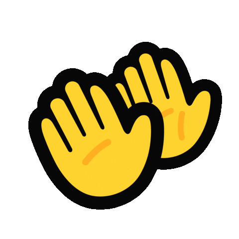 Standing Ovation Applause Sticker by Houseparty for iOS & Android | GIPHY