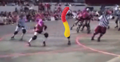 Fail Roller Derby GIF by Trolli - Find & Share on GIPHY