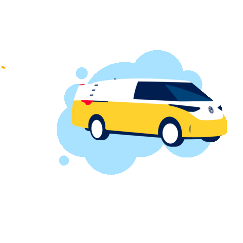 Vw Buzz Sticker by Volkswagen Financial Services for iOS & Android | GIPHY