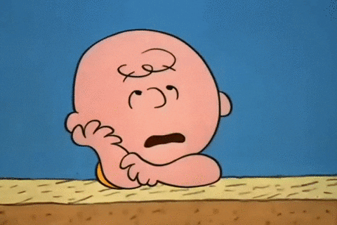 Charlie Brown Sigh Gif