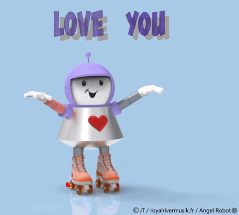 Robot Love Gif