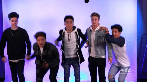 Excited Boy Band GIF by Music Choice - Find & Share on GIPHY