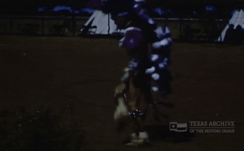 Native American Dance GIF by Texas Archive of the Moving Image - Find ...