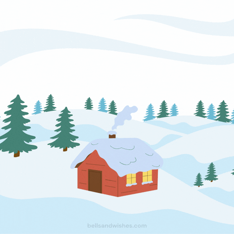 Snowy-cabin GIFs - Get the best GIF on GIPHY