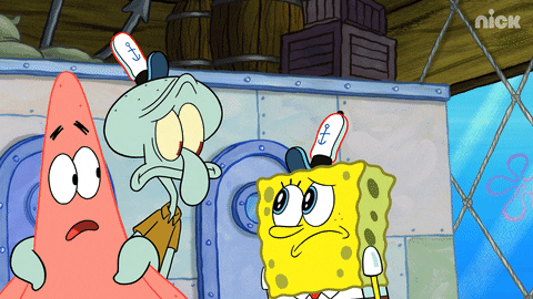 Squidward And Patrick Gif