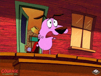 Courage The Cowardly Dog Screaming Gif