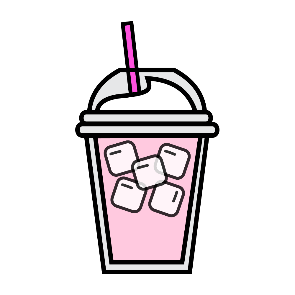 Iced Coffee Sticker by Victoria's Secret PINK for iOS & Android | GIPHY