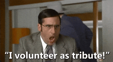 I Volunteer As Tribute GIFs - Find & Share on GIPHY