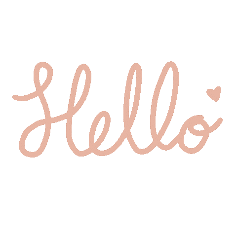 Heart Hello Sticker for iOS & Android | GIPHY