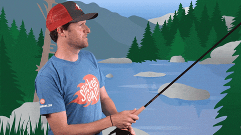 Big Fish Catch Gif By Sticker - Find & Share on GIPHY