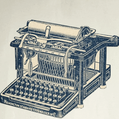 Remington-typewriter GIFs - Get the best GIF on GIPHY
