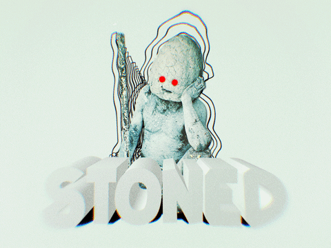 Stoned Out Of My Mind GIF by Jay Sprogell - Find & Share on GIPHY