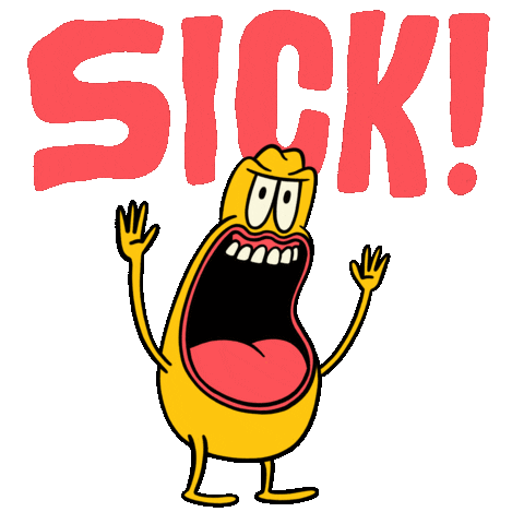 Sickness Yes Sticker by Chris Piascik for iOS & Android | GIPHY